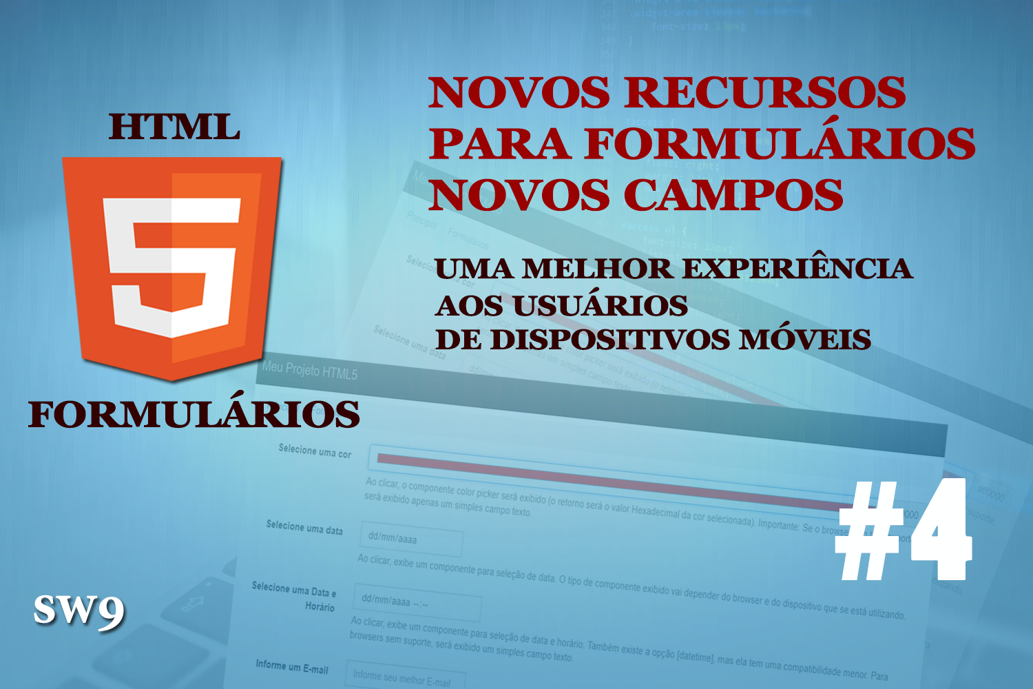 Formularios HTML5 | Novos Recursos – Tipos de Campos – Aula 2 de 4 ...